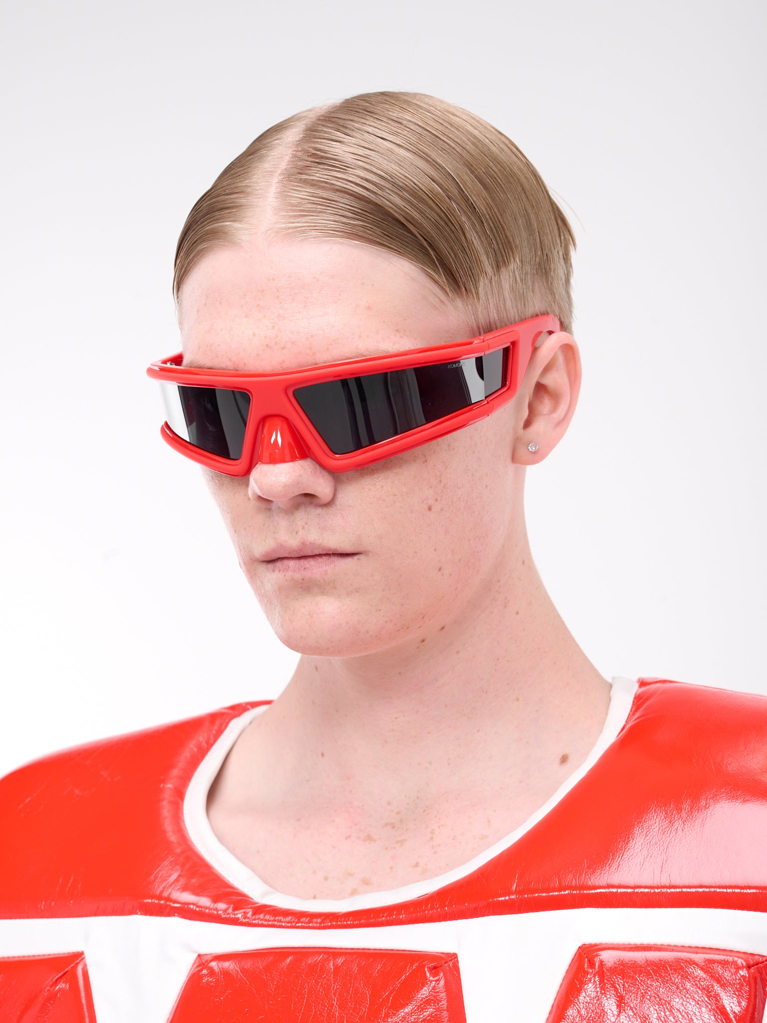 Alien Sunglasses (9014-ALIEN-COMB-I-FLAME-SCARLE)