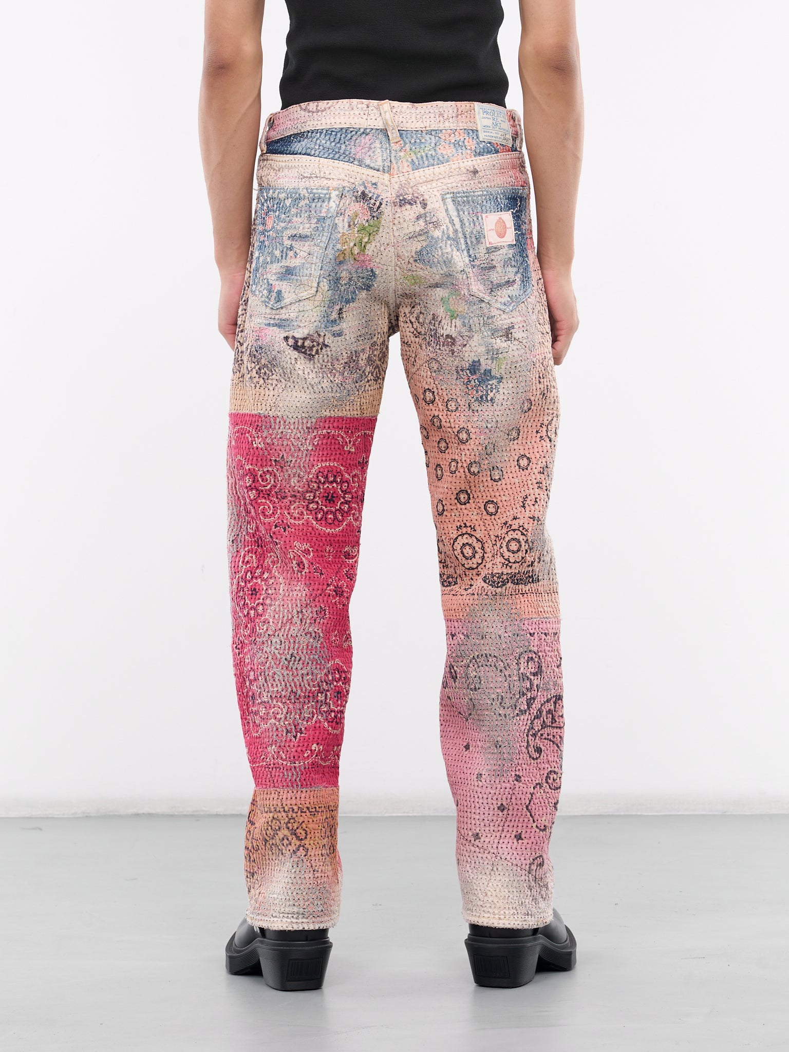 Boro Denim Jeans (BORO-JEANS-PINK)