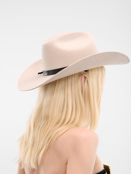 Beige Cowboy Hat (HAW0102-AVORIO)