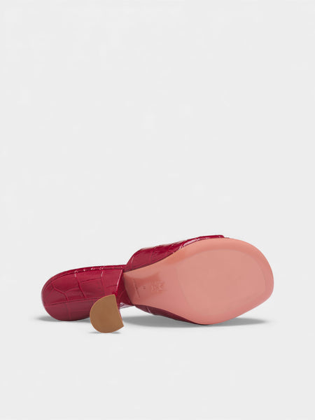 Croc-Embossed Leather Taylor Slippers (TAYLOR-SLIPPER-90-TERRACOTTA-C)