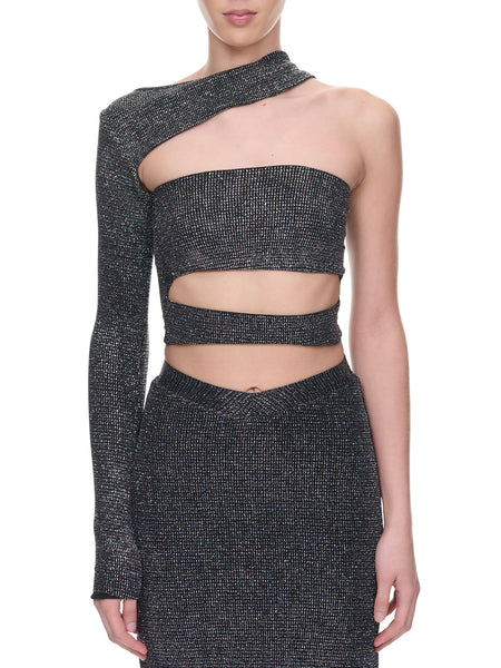 LAMA JOUNI Shimmer Top | H.Lorenzo